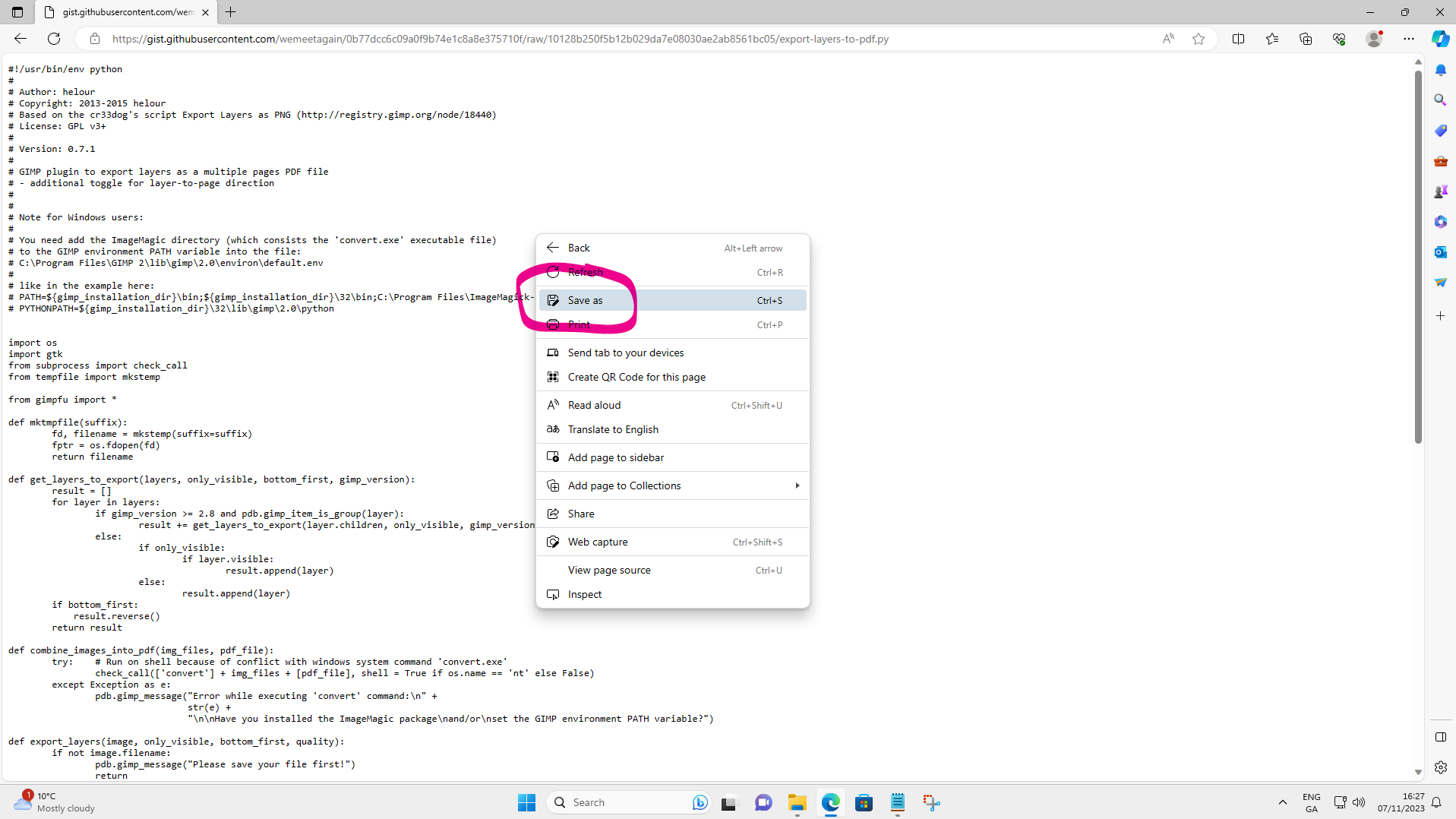 Gimp 101 part 3 – Add export-layers-to-pdf.py to Your plug-ins Folder - Andrzej Langowski
