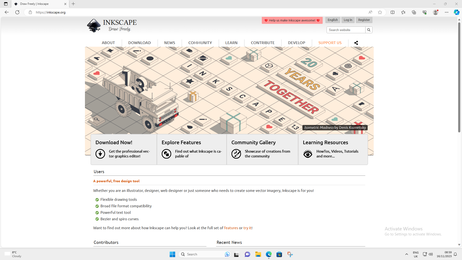 Inkscape 101 part 1 – Installation of Inkscape in Windows. - Andrzej ...